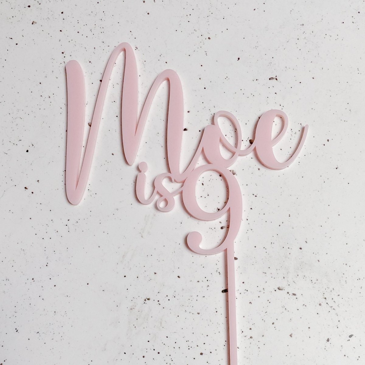 Personalised Birthday Cake Topper with Name & Age – Cabe & Co